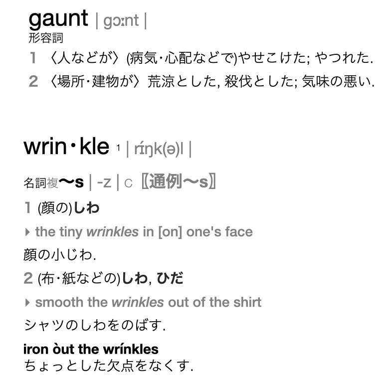 6 The old man was thin and gaunt｜橋本