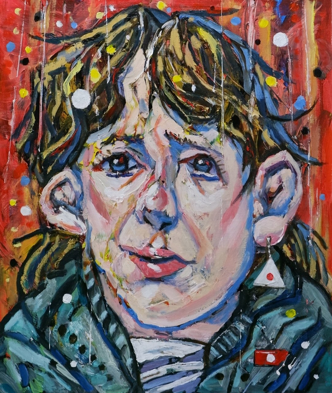 "Fig.Untitled Painting #123 2024"｜Kazuo Adamski