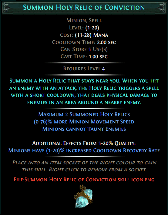 【PoE 3.24】Summon Holy Relic of Conviction Necromancer HC｜らっく