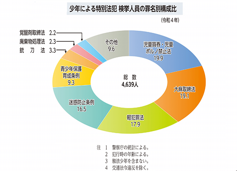 令和5年版 犯罪白書 にみる少年犯罪｜cyo99