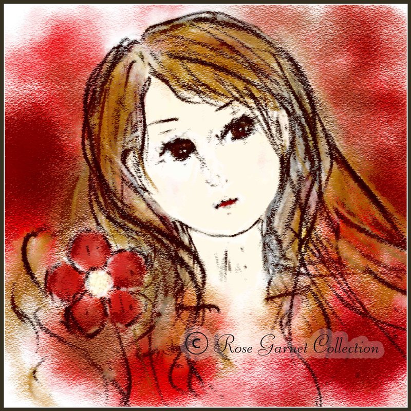 制作中：my illustration｜Rose Garnet