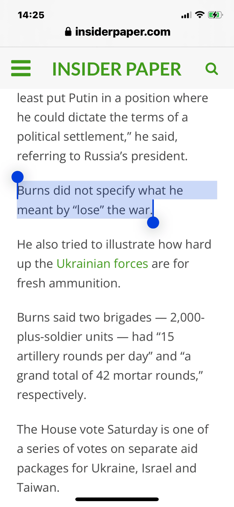 Burns did not specify what he meant by “lose” the war｜relaxmax -P H O T ...