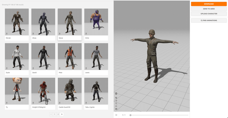 MotionGPT で作ったモーションを任意の 3D モデルに割り当てて動かす｜kawamou