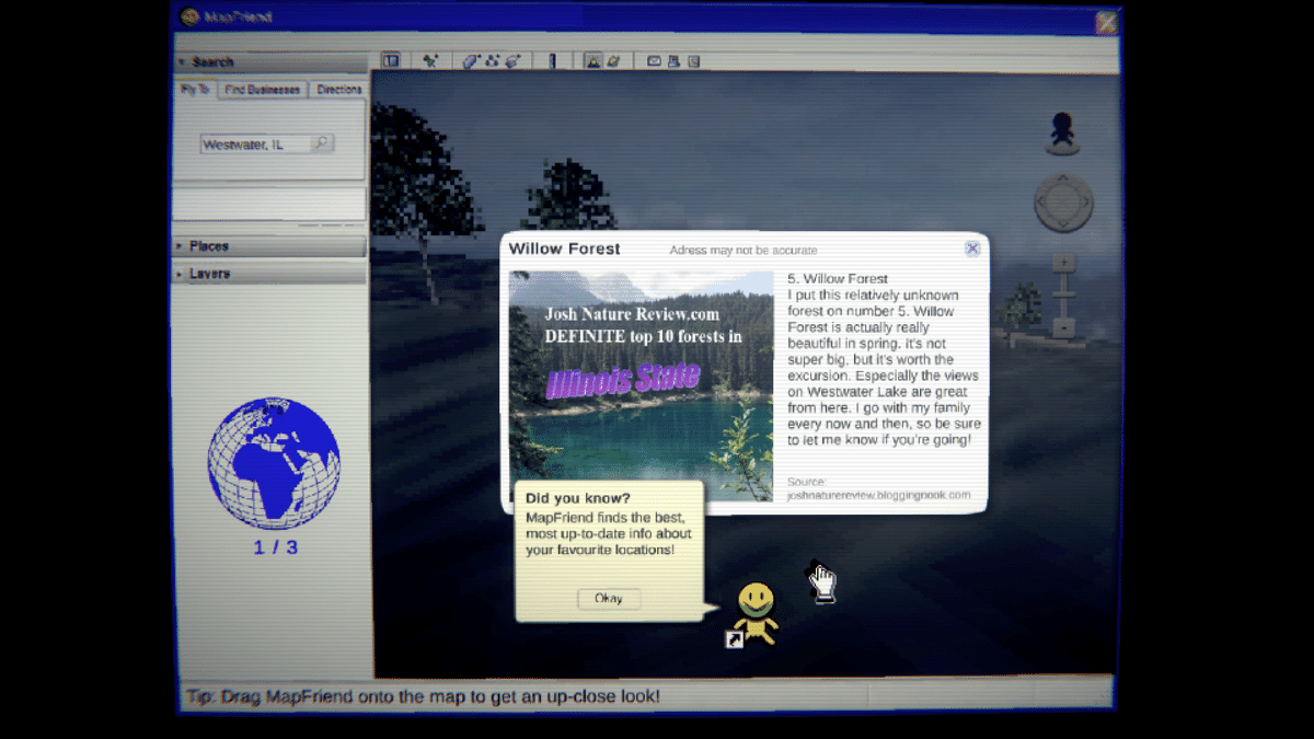 『MapFriend』はGoogleストリートビューのいびつな風景が持つ恐ろしさを確認させる、批評的な短編ホラーADV。【月の裏側のビデオゲーム】｜令和ビデオゲーム・グラウンドゼロ——アート ...