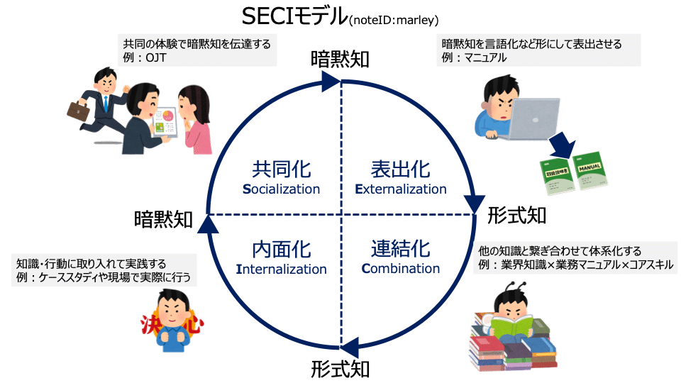 SECIモデルの理解と活用方法｜マリンヌ