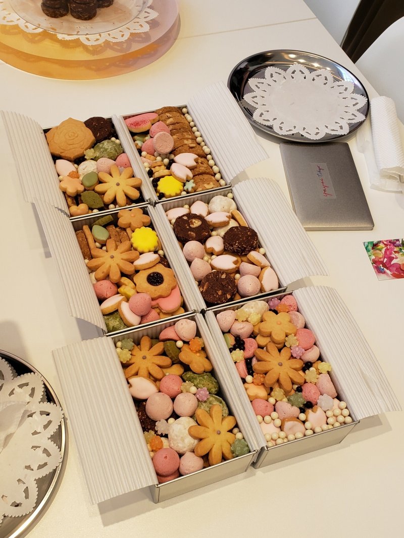 「弥生 at POLA GINZA」クッキーワークショップの作品たち｜OtsukaYosuke 大塚陽介