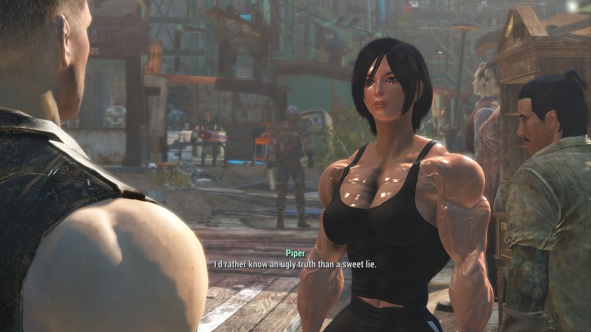 【Fallout 4】 MODで連邦に筋肉をもたらす将軍【筋肉】【Strength10】｜接ぎ木の奇行師