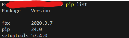 FBX SDK PYTHON (2020)を使ってみる｜ハイドロキャリス