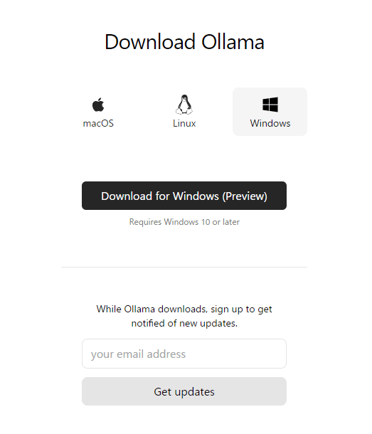 Ollamaを用いてWindowsでLlama3を試してみる｜れお