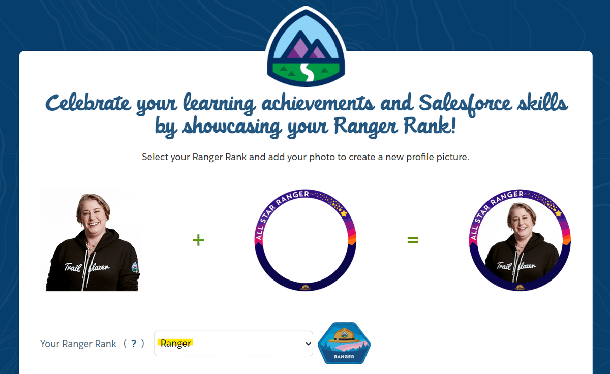 Trailhead Rank Avatar Generator｜まめっち