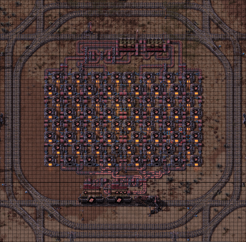 Factorioグリッド初心者メモ：(29)2チャンクグリッド紹介｜artemis