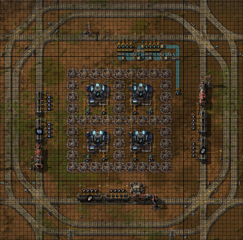 Factorioグリッド初心者メモ：(30)2チャンクグリッド紹介2｜artemis