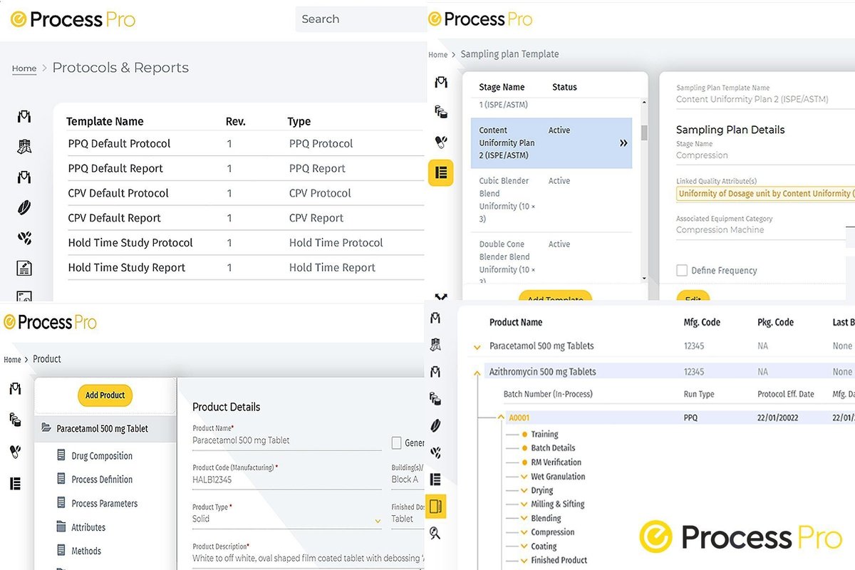 eProcess Pro、 プロセス管理およびバリデーション専門のGMPソフトウェア｜クアセンタ（Quascenta）