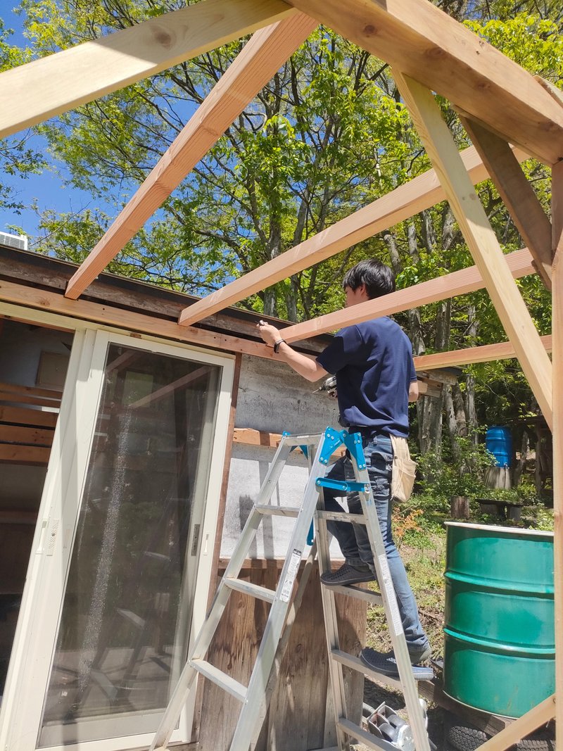 モバイルハウス温室作り｜shanthi-usui