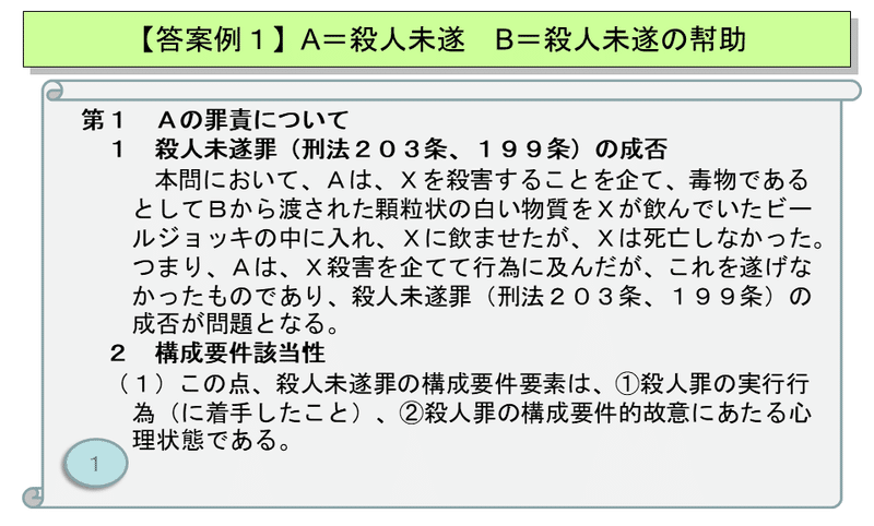 【学ぼう‼刑法】入門編/総論28/法律科目の答案の書き方(2)/事例問題をいろいろ考えてみる|杉山博亮