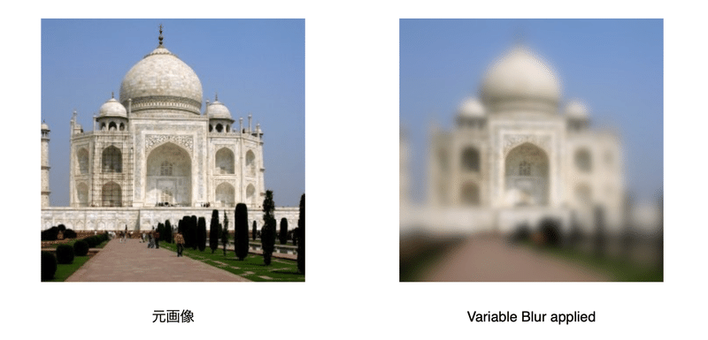 Progressive blur効果を用いたUI表現｜usagimaru