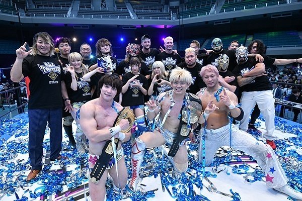 第8試合 海野翔太＆清宮海斗＆上野勇希 vs 上村優也＆KONOSUKE TAKESHITA＆シュン・スカイウォーカー｜新日本プロレスリング