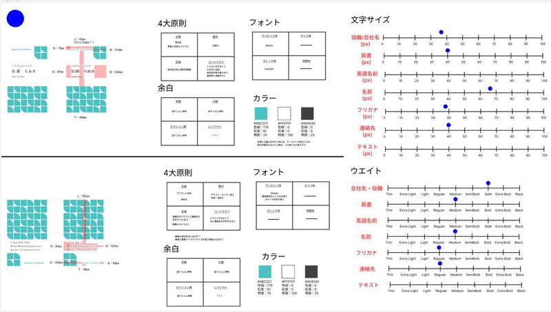【NOTds】デザインスクール#1名刺課題制作｜Koki Hashimura
