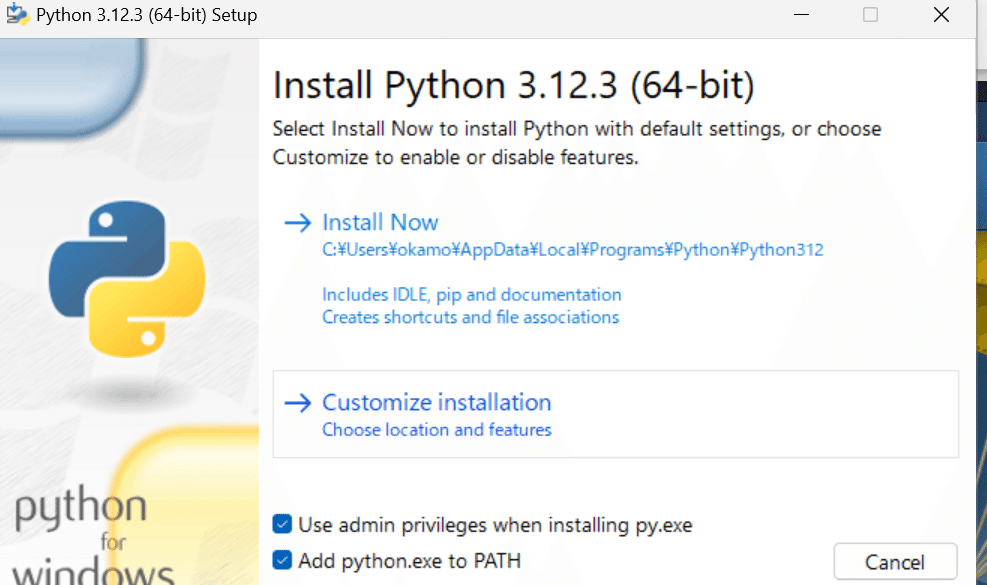 Python 習得 奮闘記 --ver2 WindowsにPythonインストール--｜snowman