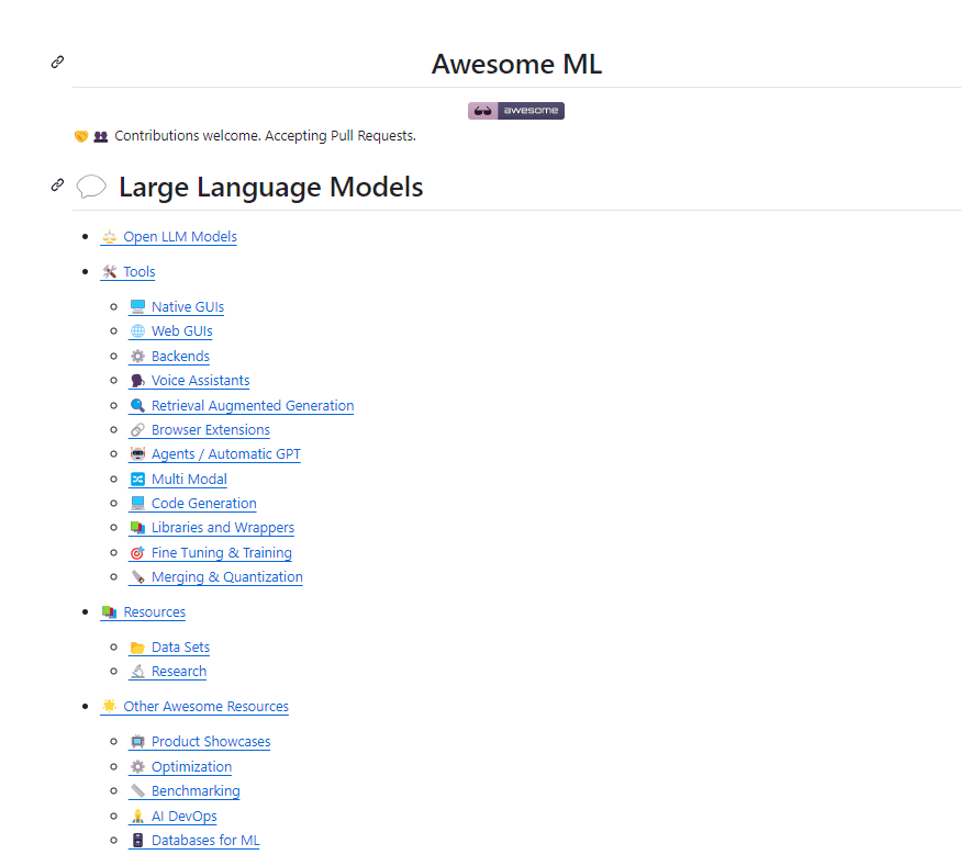 LLMツールのすべてがここに！GitHub『Awesome-ML』リポジトリの完全紹介｜0xpanda alpha lab