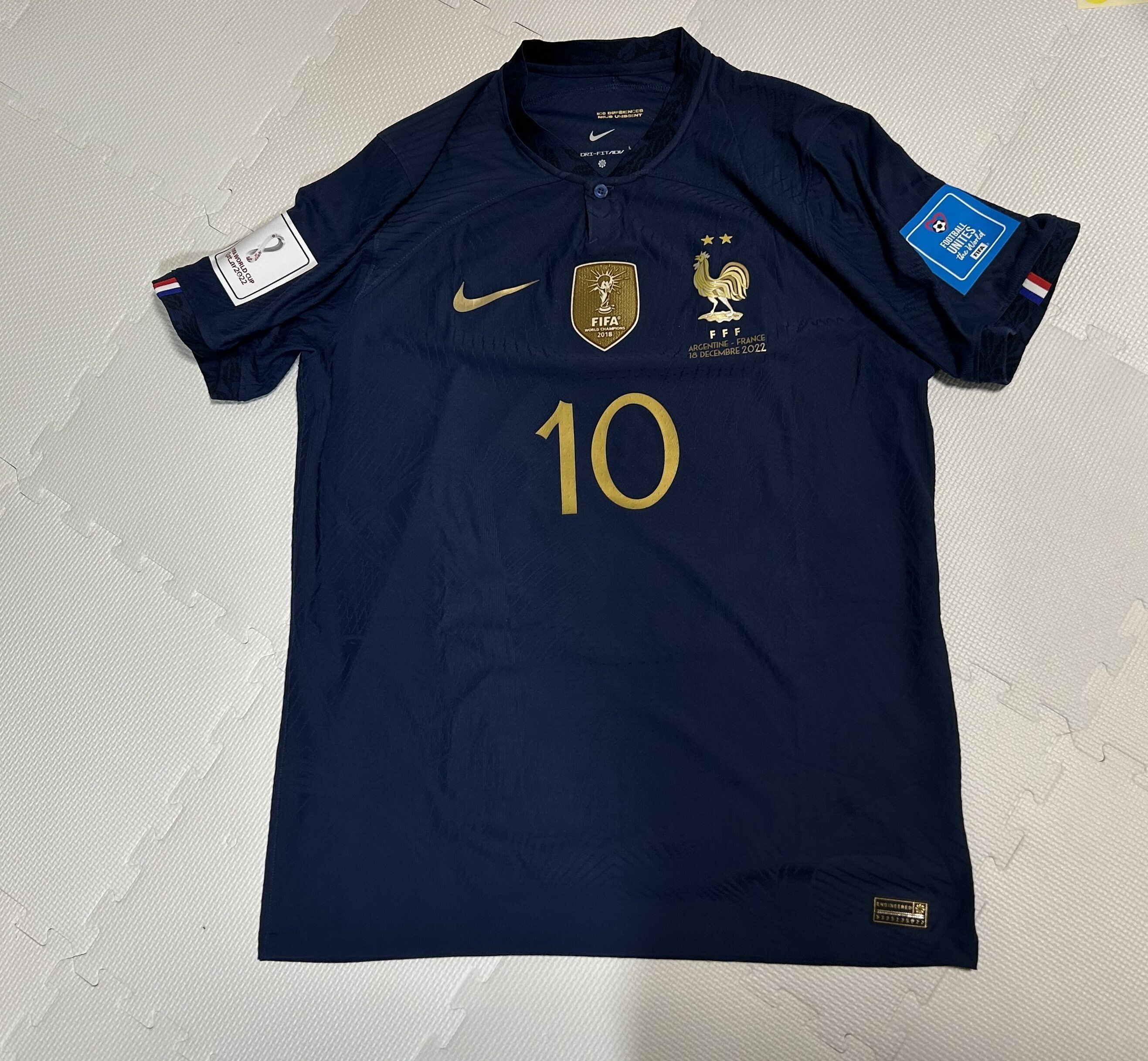 DAY25】①2022 ②フランス代表オーセンティックユニフォーム DAY25】①2022 ②フランス代表オーセンティックユニフォーム