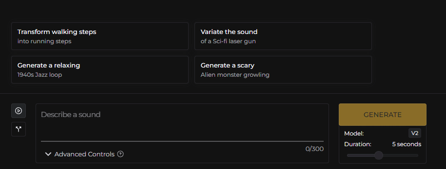 効果音生成AI「Audiogen」を使ってみた｜カナリーイエロー