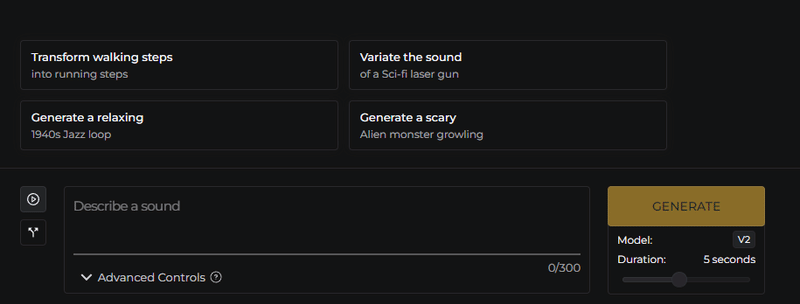 効果音生成AI「Audiogen」を使ってみた｜カナリーイエロー
