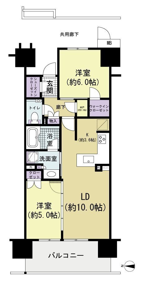 【成約御礼】プレミスト有明ガーデンズ10階×西向き 56.73㎡(2LDK)｜エムティーハウス