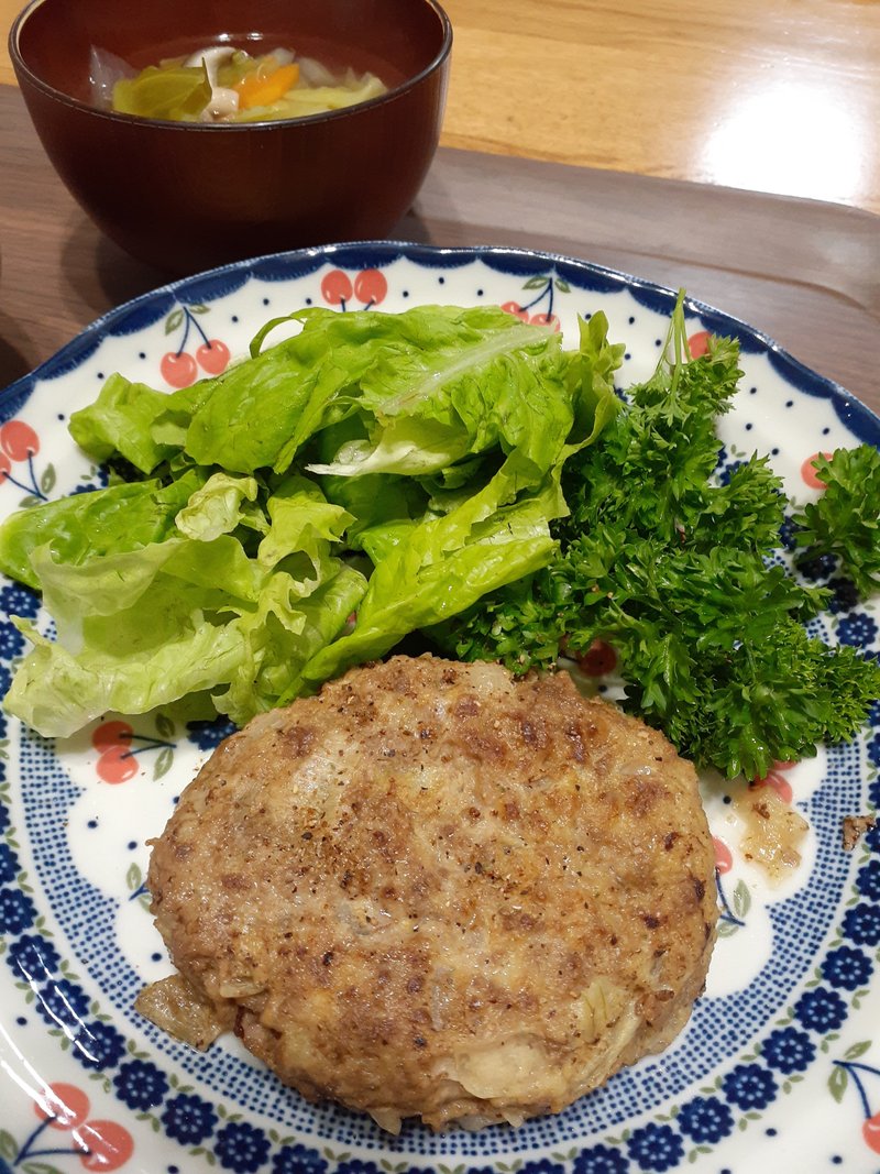 『ハンバーグ』(塩分0.8g)｜guttyo