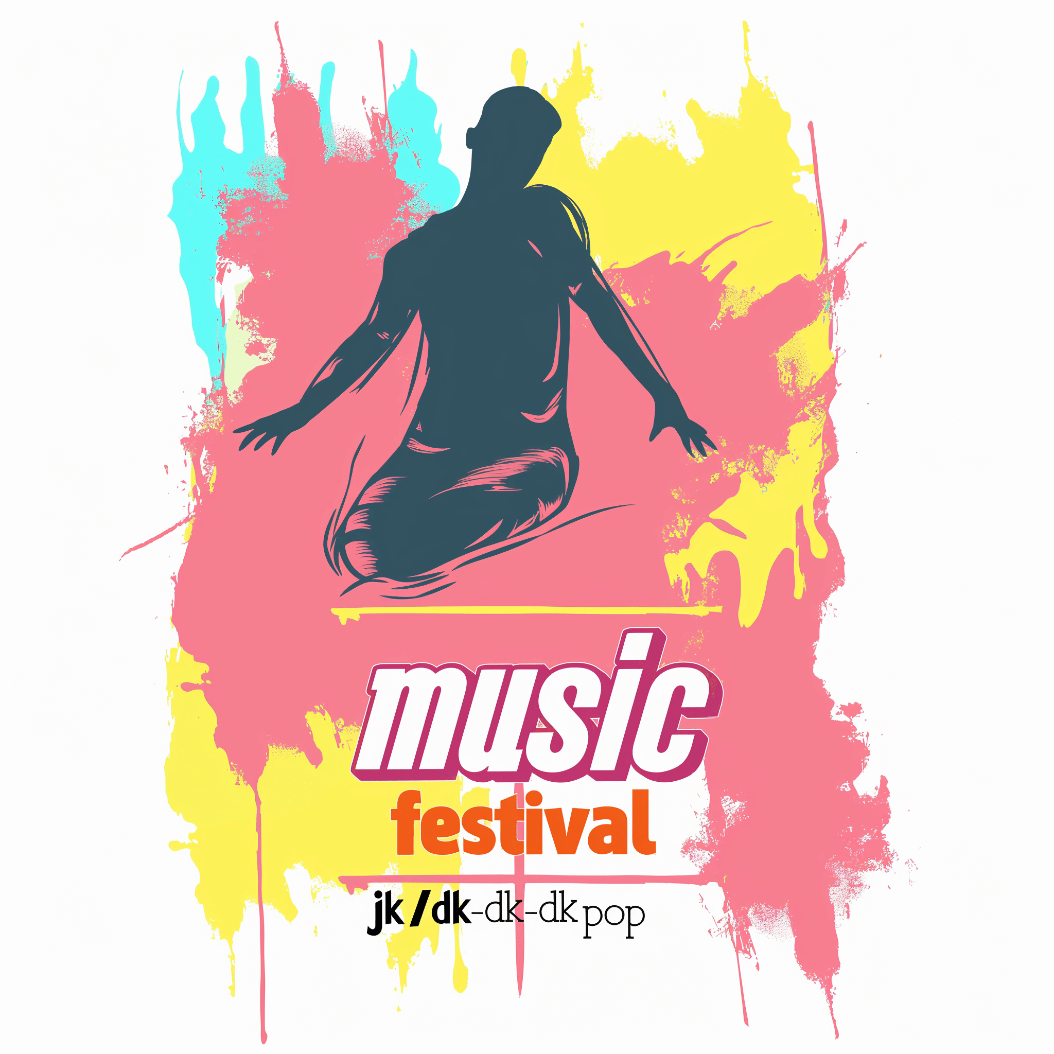 (This is fiction.)”Music festival” poster 【JK/DK-POP】｜こわきすすむ@青春マガジン