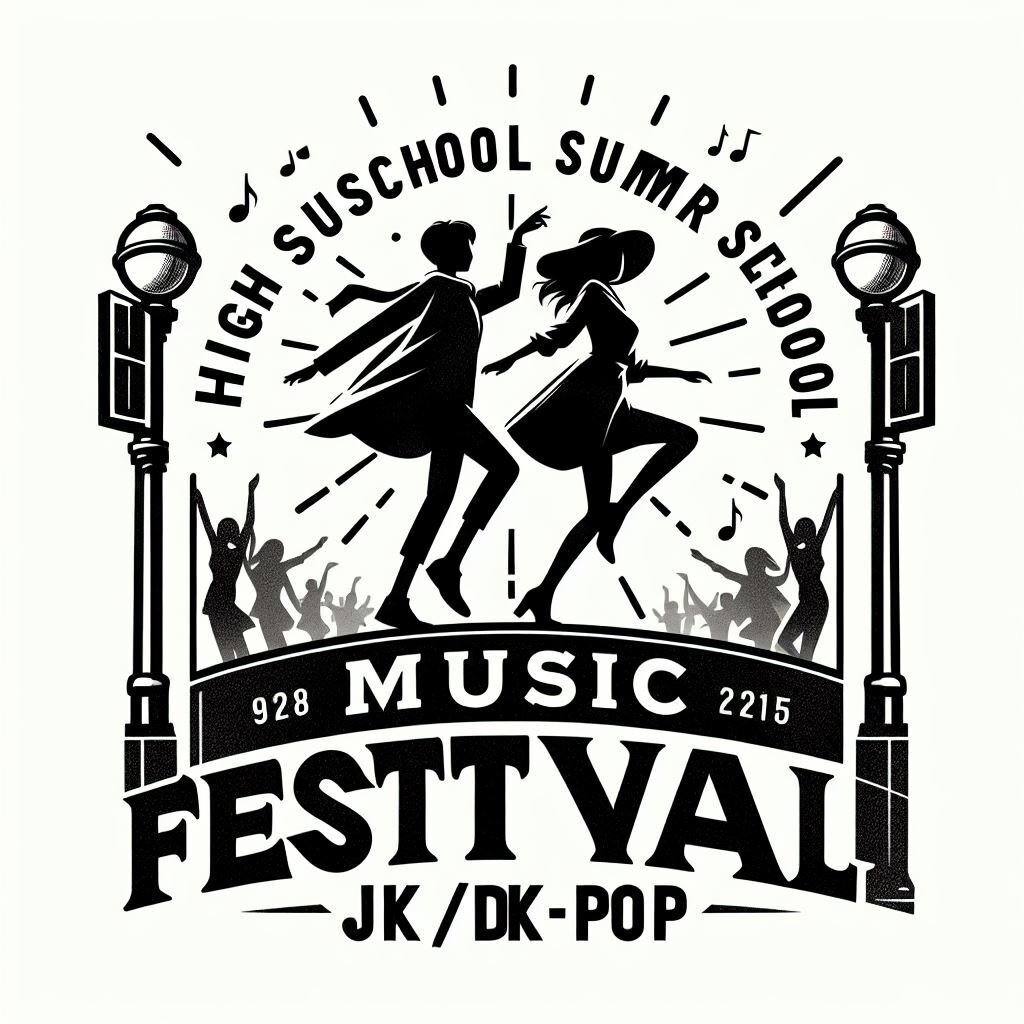 (This is fiction.)”Music festival” poster 【JK/DK-POP】｜こわきすすむ@青春マガジン