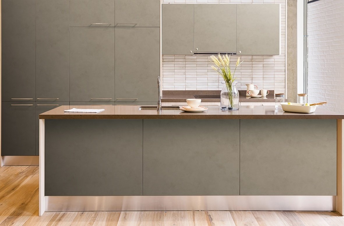 Bethical・ベーシカル.2024TREND COLLECTION アイカメラミン化粧板。魅惑の"新作"コンクリート。ソフトマット仕上げ。岡崎市のオーダーメイド家具屋 杉田木工所。 ｜杉田木工所