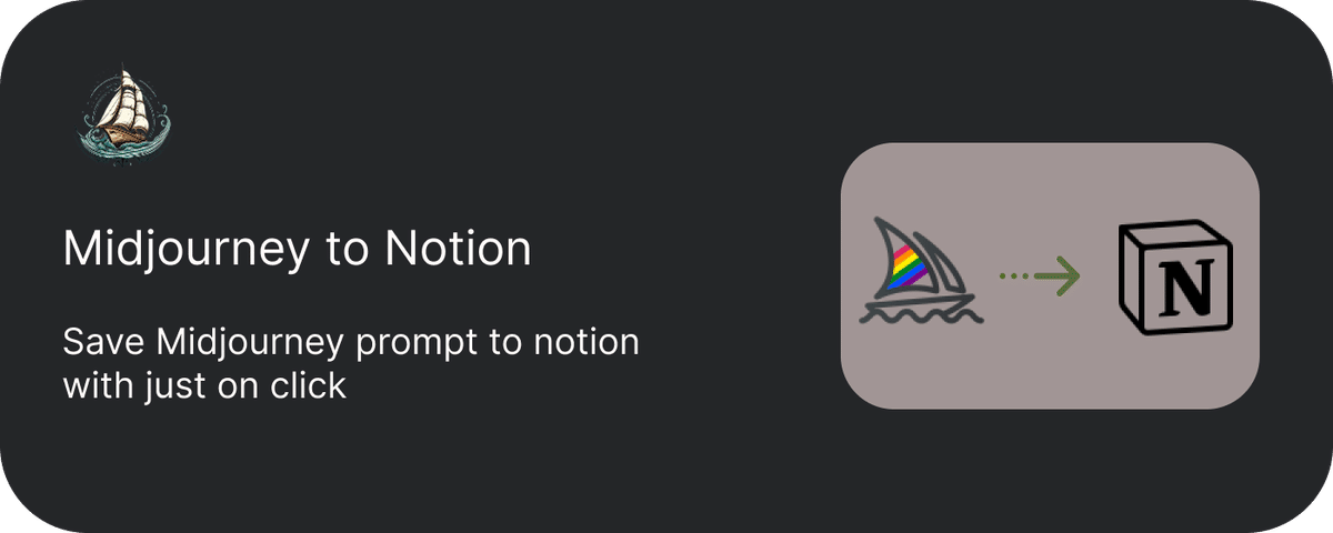 📝 素晴らしいChrome拡張機能を発見：MidJourney to Notion｜Miyuki