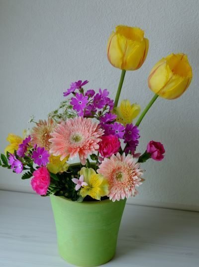 フラワーアレンジメント作品№55｜tabito