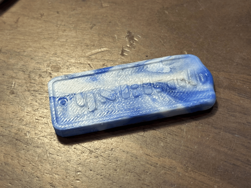 FFF式3Dプリンタで作った型と廃プラで圧縮成形｜ysk