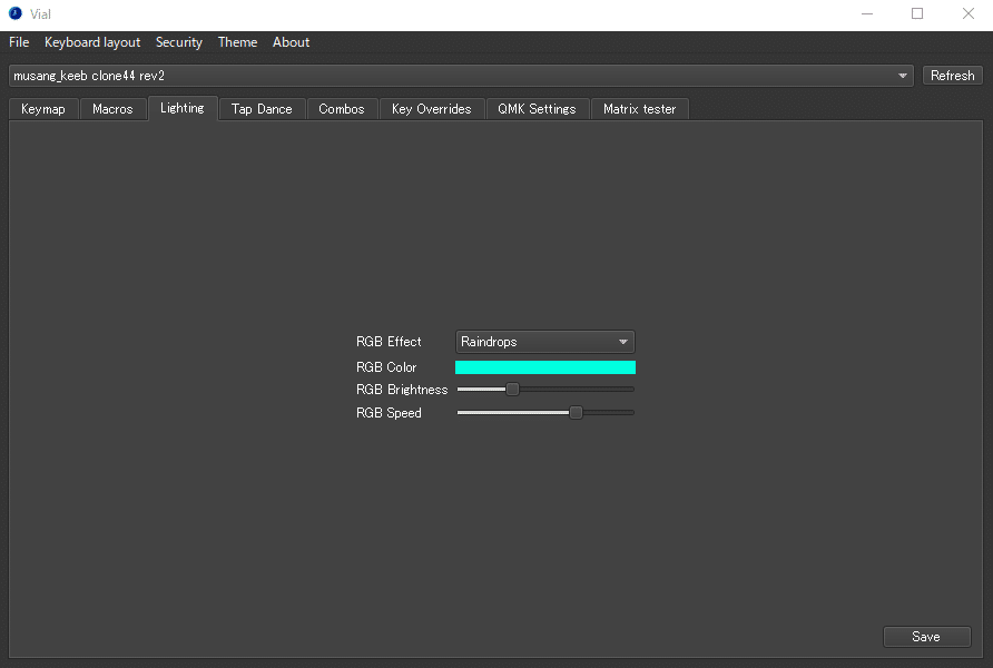 Claw44であそぼ。⑩（Vial/RGB Matrix編）｜猫山王
