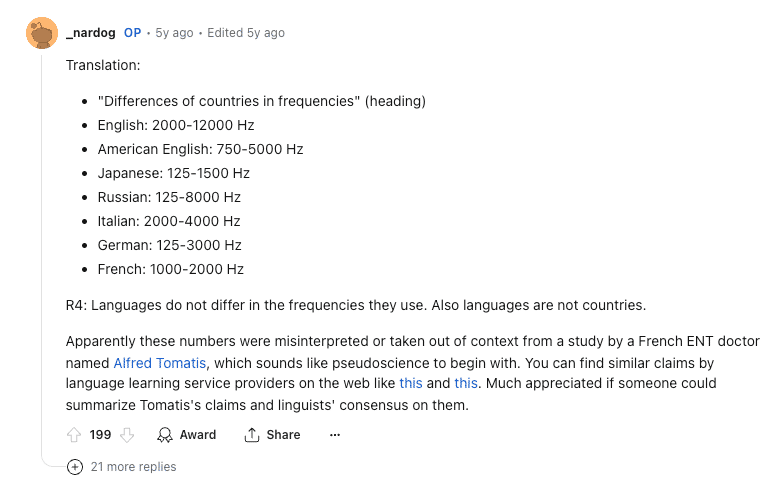 言語と周波数の関係。日本語が2000ヘルツ以下で、英語が10000ヘルツというカラクリについて｜MULTILINGIRL♪（12言語コーチ・ブログ収入生活）→ノマド生活7年目