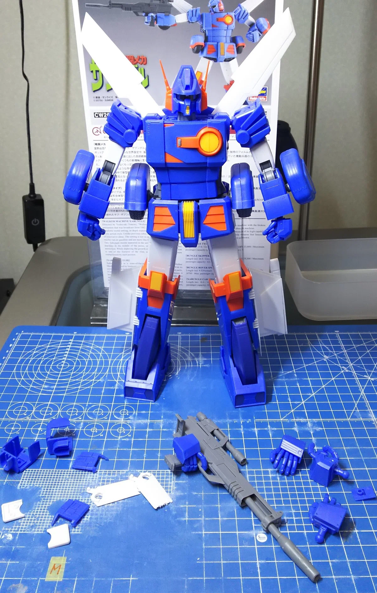 ハセガワの 1/72 ザブングル その1 ～パチ組み～｜マグナパレス7777