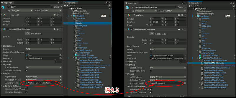 [VRChat]Unityによるアバター改変① 下準備～衣装着替え時のポイント編｜かこ