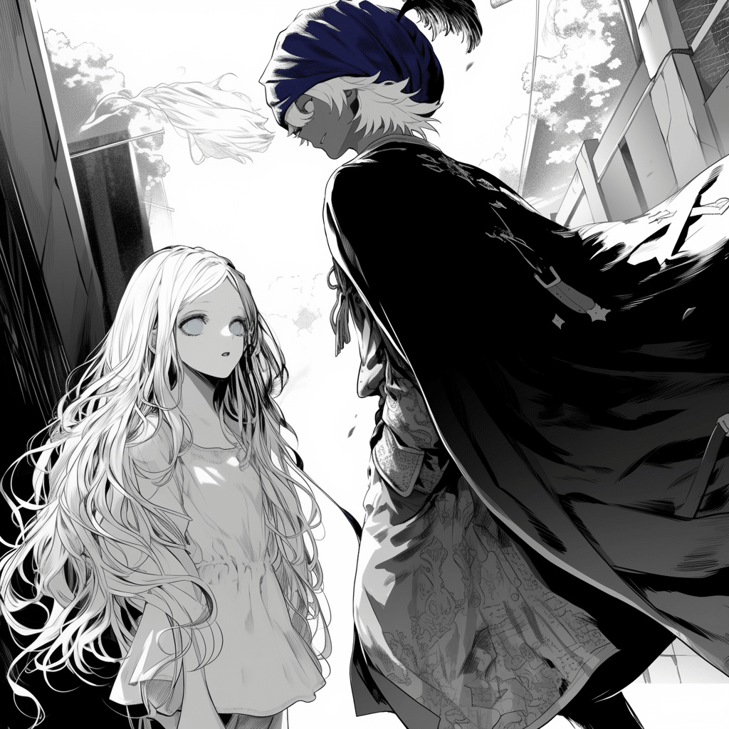 Midjourney漫画ワザ:複数キャラをリファレンスして絡ませるコツ｜yachimat@AI漫画