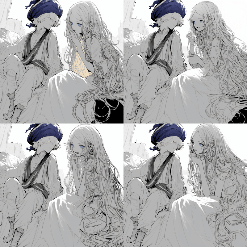 Midjourney漫画ワザ:複数キャラをリファレンスして絡ませるコツ｜yachimat