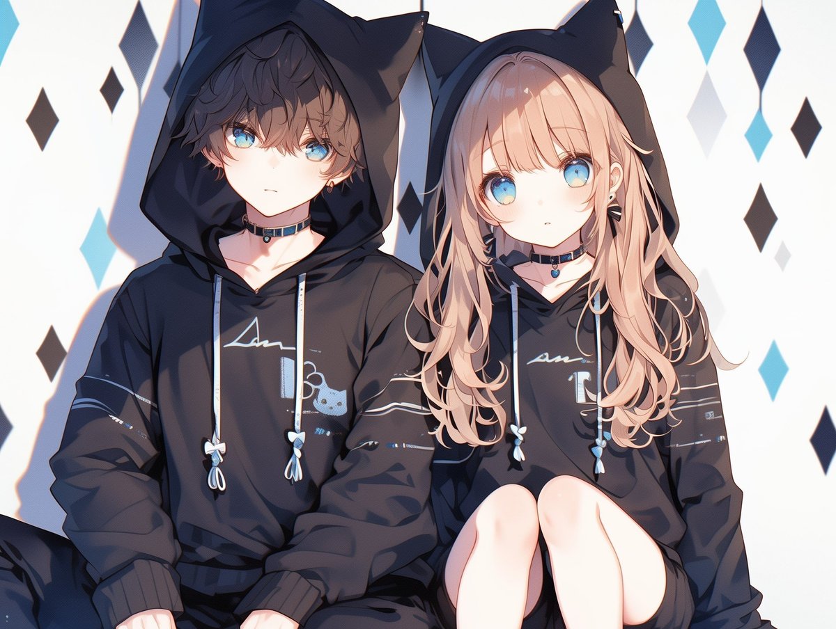 ペア画フリーイラスト10個（女の子・男の子）｜Kakko🌸🌈