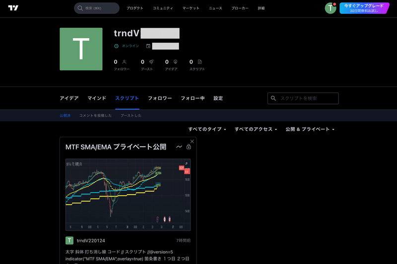 Pine Script™ (v5) の覚書 - 作ってみる：MTF移動平均線を描くインジケータの作成 (6)｜rca