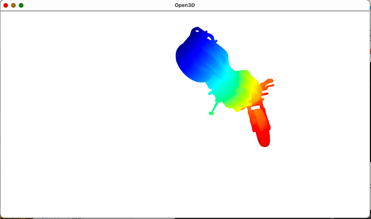 Open3Dで点群数を減らしてみた｜nkika