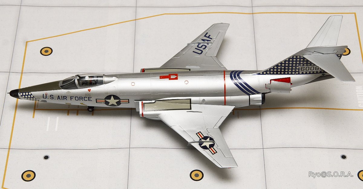 プラモデル製作記 ハセガワ 1/72 RF-101C ブードー｜Ryo@S.O.R.A.