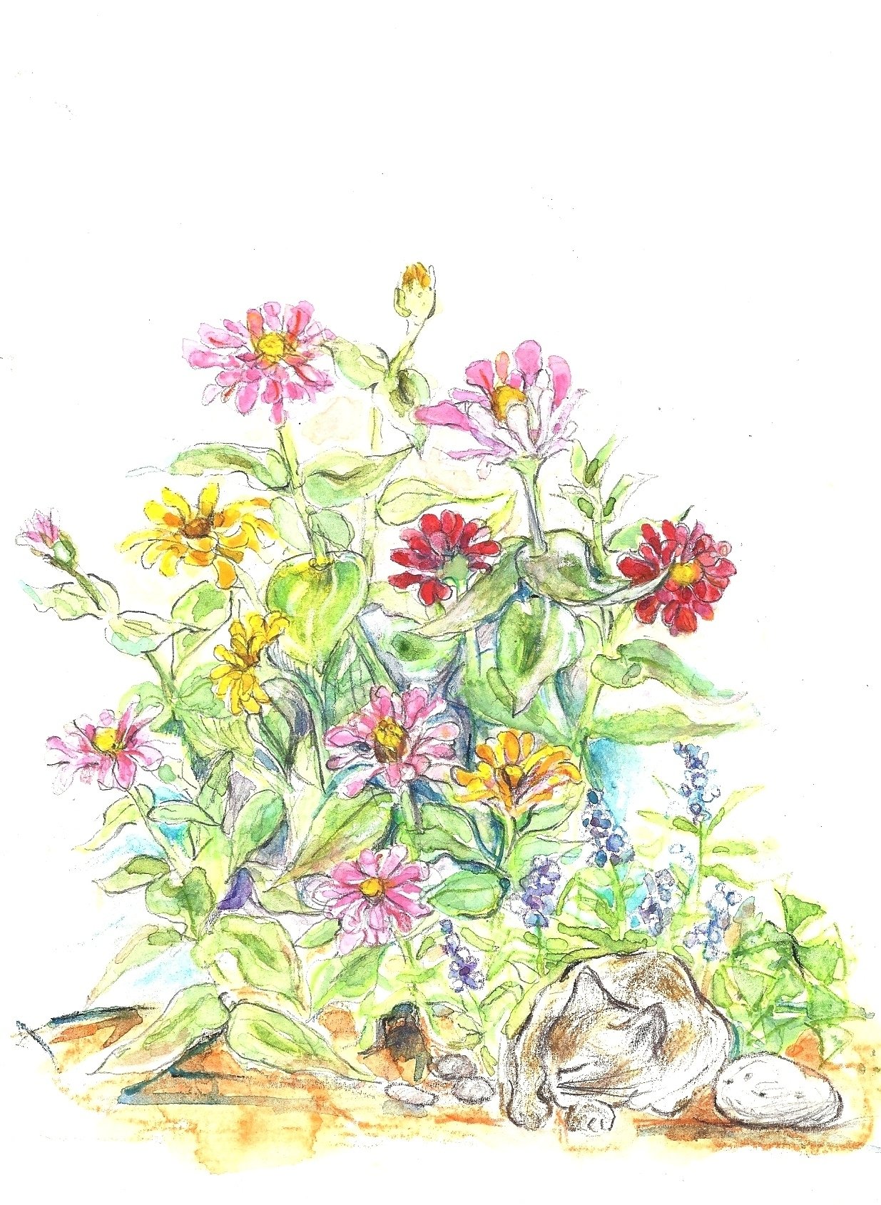 花とブートン｜仁吾巴 妍 niaha ken