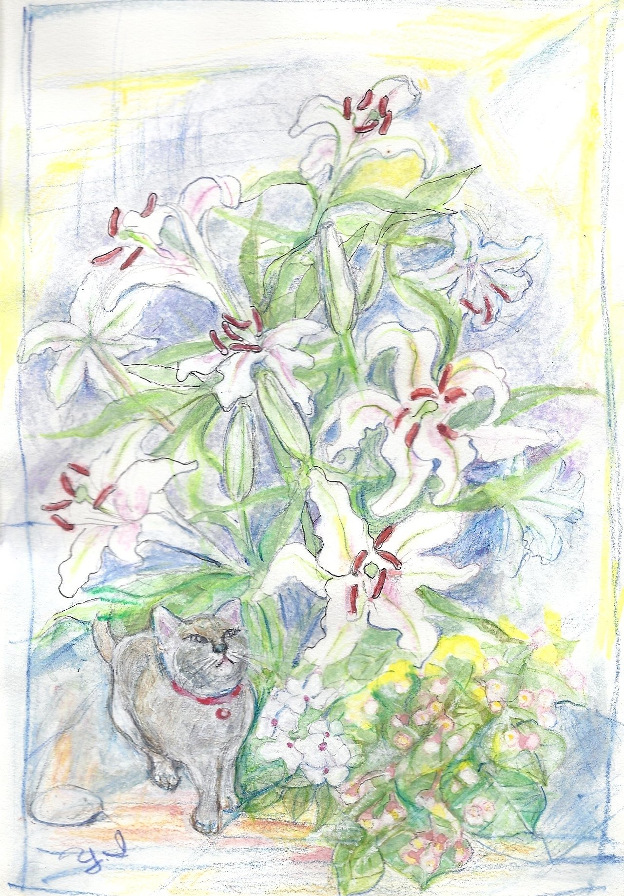 花とブートン｜仁吾巴 妍 niaha ken