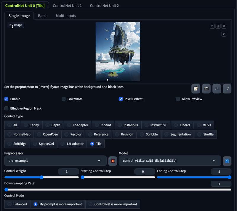 ControlNet『Tile』使い方｜特徴と活用をstable diffusion初心者向けに解説｜mimi@AIart