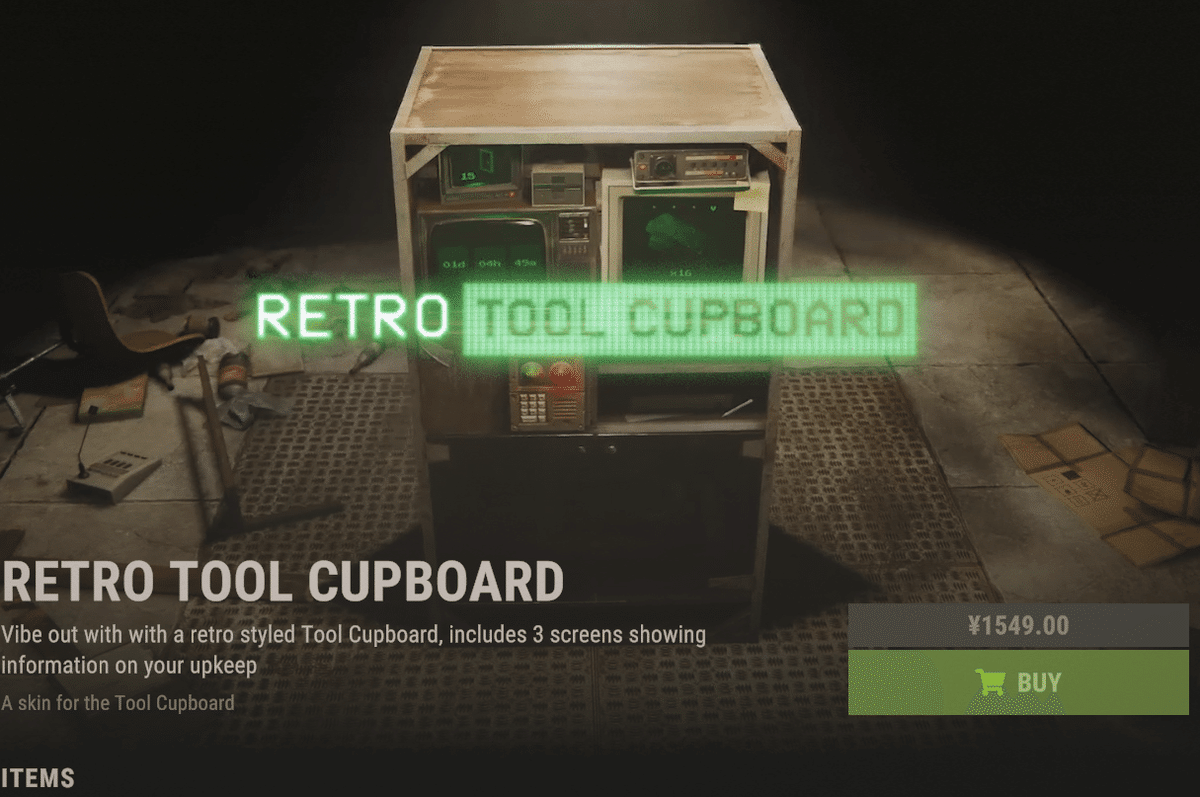 【RUST】スキンいろいろ｜YYYGGG