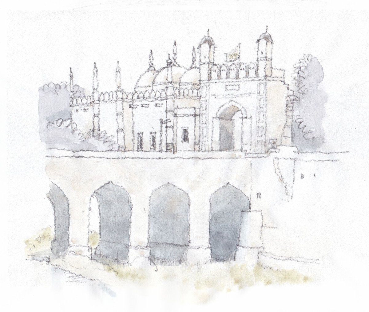 「古い旅の絵」#21 インド ⑥（India ⑥）｜isoBe seisaku